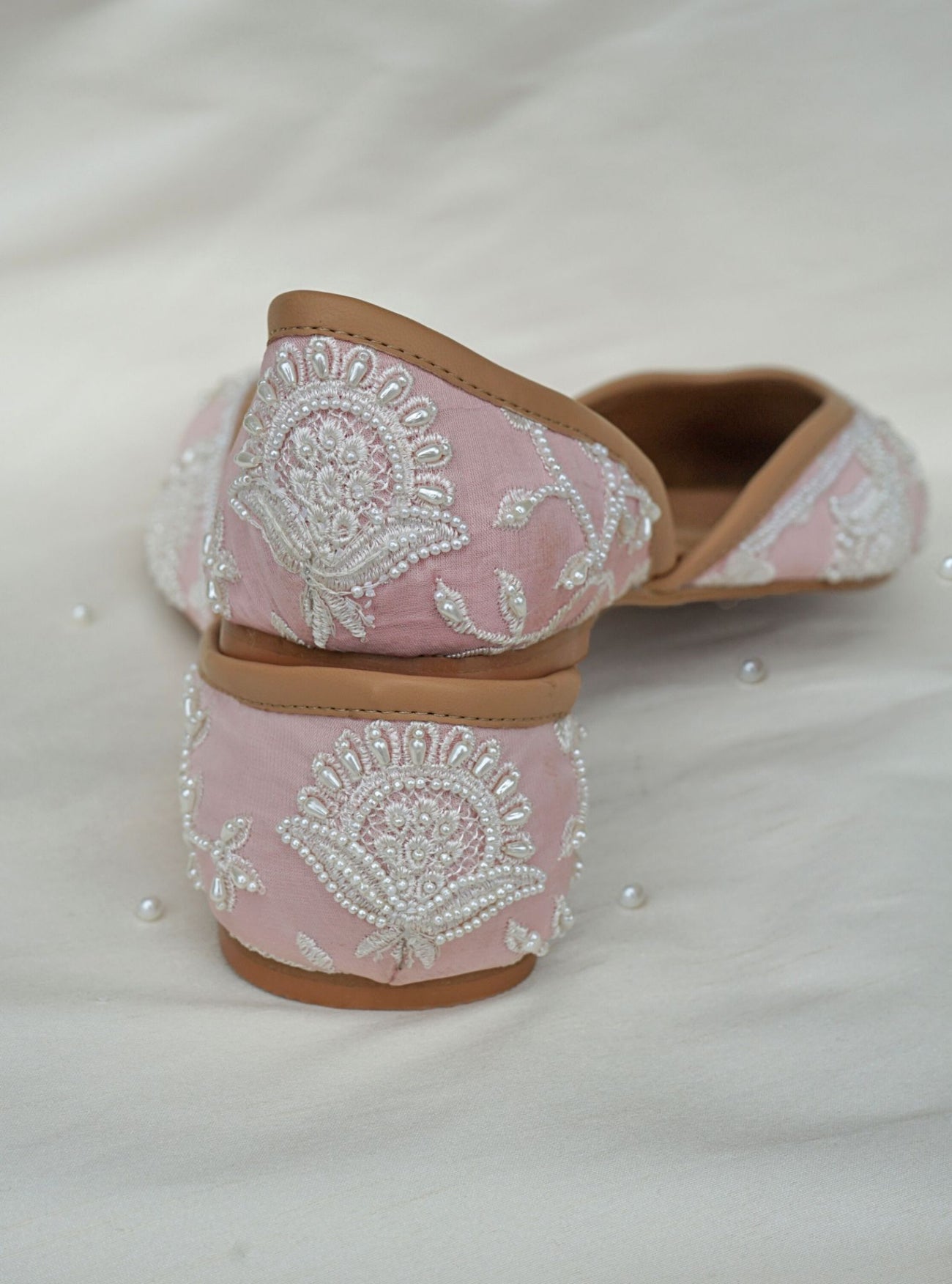 Mulmul Mira Light Pink Jutti